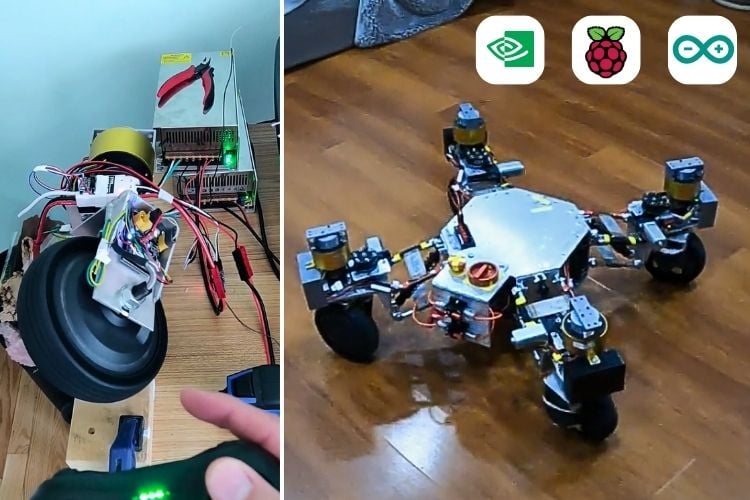 Swerve Drive Robot - Versatile Multi-Mode Navigation